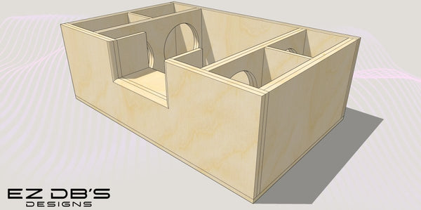 Custom 4th Order Bandpass Box Design – EZ DB's Designs